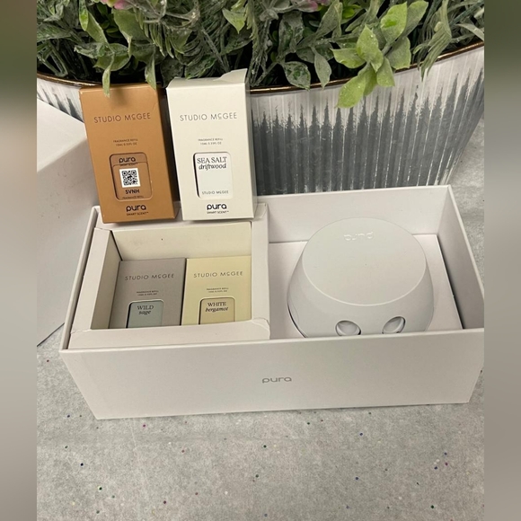 Pura | Other | Nwt Pura 4 Smart Phone Home Fragrance Diffuser 4 Studio Mcgee Kit | Poshmark